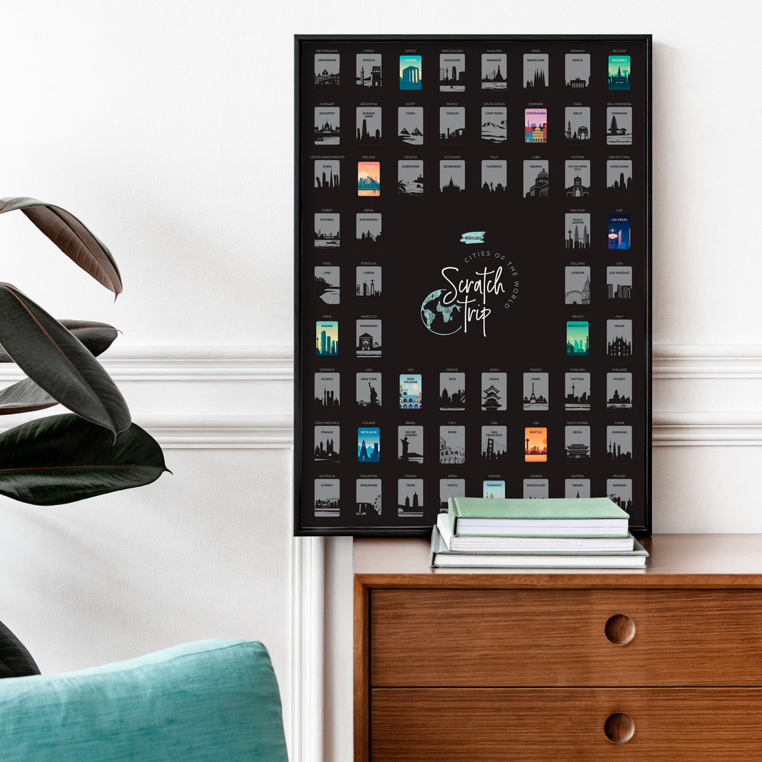 Scratch Off Poster "ScratchTrip - Cities of the World" – Scratchtrip