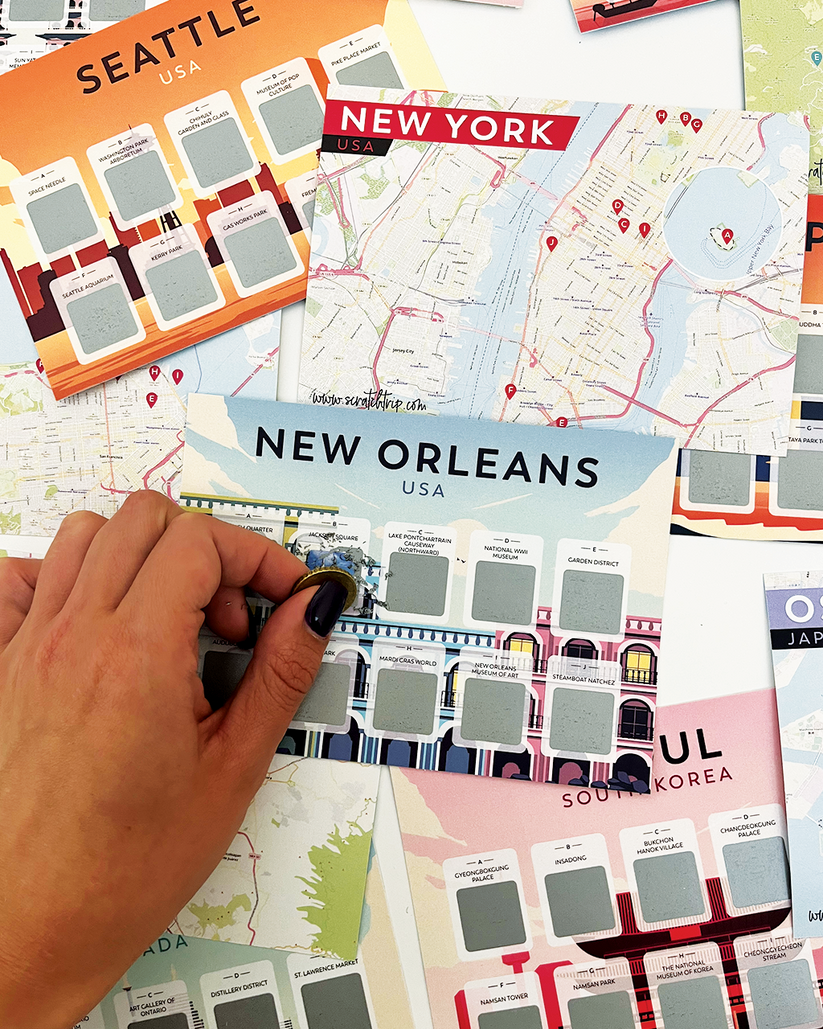 Scratch Off Cards - Bucket list - "Cities of the world" – Scratchtrip