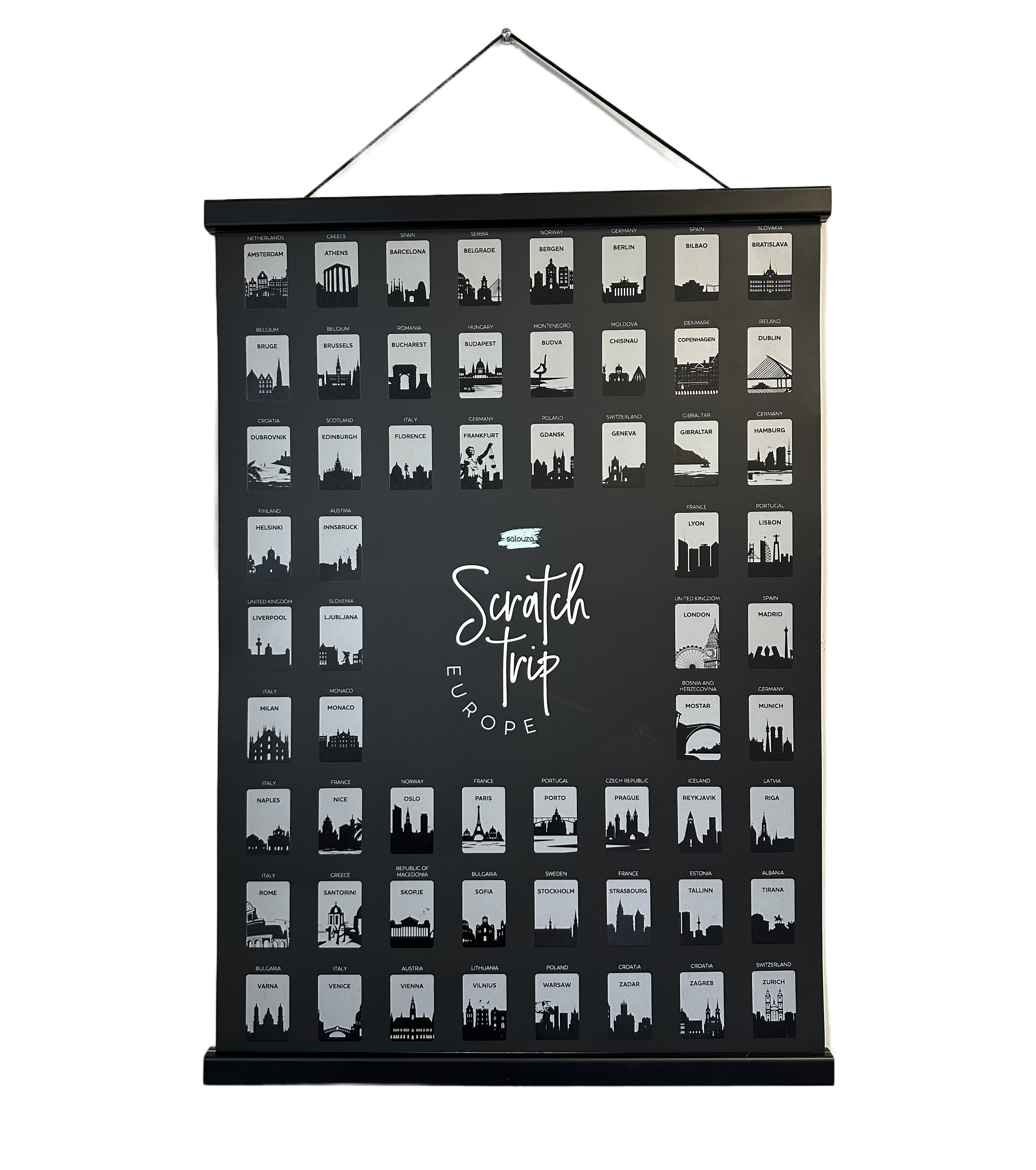 Scratch Off Poster "ScratchTrip - Europe" – Scratchtrip